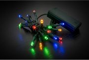 40 LED Μπαταριας Πρασινο Πολυχρωμο Σταθερο 2μετρα - Χριστουγεννιατικα ...