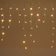300 LED Σταλακτιτης Διαφανο Ζεστο 8μοτιβα 6Μ Χ 70εκ Εσωτ ΚΑΙ Εξωτ Χωρου ...