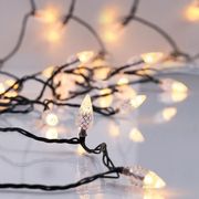 Eurolamp100 Θερμα Λευκα LED 5MM Διαφανα Διαμαντια 31V Σταθερο Πρασινο ...