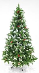 Eurolamp Δεντρο Ελατο Χιονισμενο Με Berry 180cm 620-22171 ...