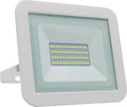 Geyer Προβολεας LED 30W 3000k 2400lm Ip65 Λευκος - Προβολεις (PER.253526)