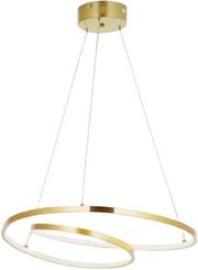 Eurolamp Φωτιστικο Κρεμαστο Αλουμινιο LED 40W 2550lm 4000κ Φ550mm Χρυσο ...