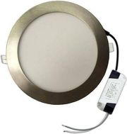 Eurolamp Φωτιστικο Χωνευτο LED Slim Φ225 20W 6500κ Σατινε 3 Χρονια ...