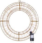 Eurolamp Στεφανι 38cm 12V Μετασχ/στης Timer 720 Θερμα Λευκα LED ...