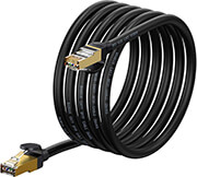 Baseus Ethernet Rj45 10gbps CAT 7 3M Network Cable Black - Καλωδιο ...
