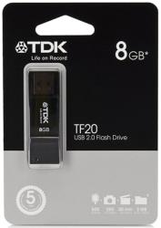 TDK Tf20 Usb2.0 Flash Drive 8GB Black - Μνημες usb (PER.556664)