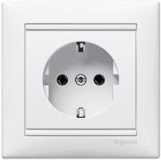 Legrand DIY Valena Πριζα Σουκο Ασφαλειας Λευκη - Ηλεκτρικα (PER.752531)