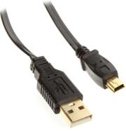 Inline Mini-usb 2.0 Cable Usb-a TO Mini-b 1.5m Black - Καλωδιο συνδεσης ...
