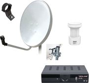 Δορυφορικο ΣΕΤ Κατοπτρο 100cm+lnb Single+combo Δεκτης G140 - Δορυφορικα ...