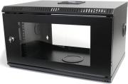Startech 19'' Wallmount Server Rack Cabinet 6U With Acrylic Door Black ...
