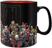 Marvel - Marvel Heroes 460ml Heat Change MUG (abymug641) - Gadgets ...