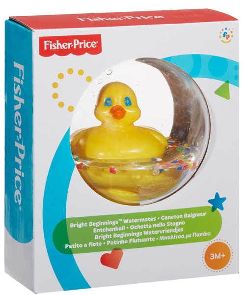 Fisher Price Μπαλιτσα Με Παπακι Κιτρινο - Παιχνιδια-6-12 μηνων (PL1 ...