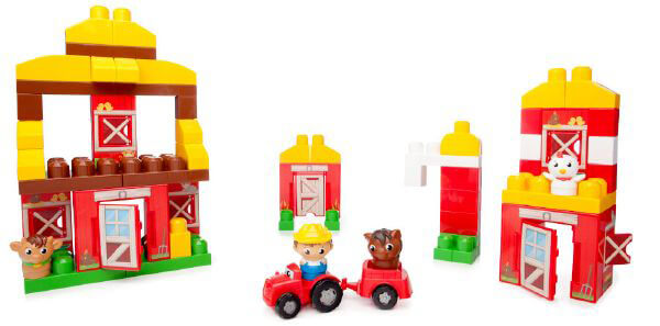 Τουβλακια Fisher Price Mega Bloks Φαρμα Friendly Farm - Παιχνιδια-12-24 ...