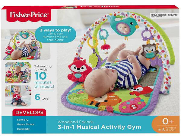 Παπλωμα-γυμναστηριο Fisher Price 3 Σε 1 Ζωακια Του Δασους [cdn47 ...