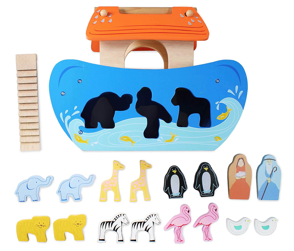 Ξυλινη Κιβωτος Του Νωε Le Toy Van Noah's Shape Sorter [tv212] - Ξυλινα ...