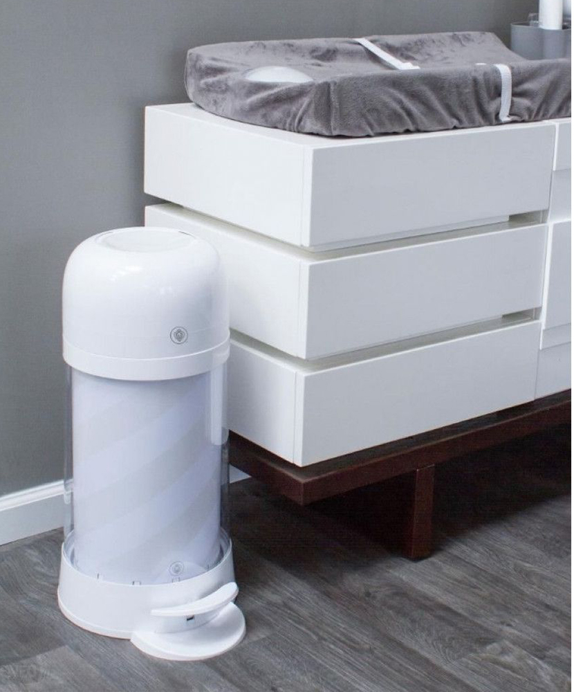 Καδος Για Πανες Prince Lionheart Twistr Diaper Disposal System - White ...