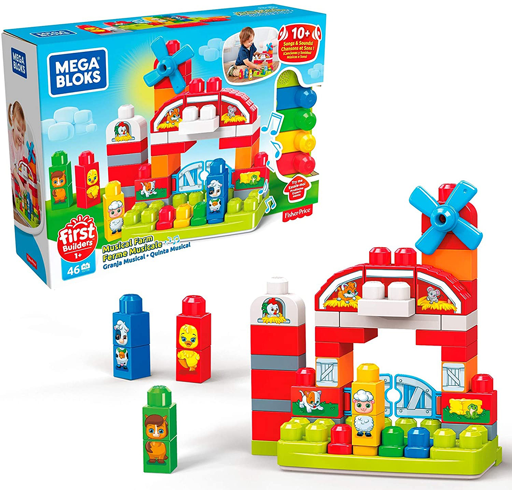 Fisher-price Mega Bloks - Μουσικη Φαρμα [gct50] - Παιχνιδια-12-24 μηνων ...