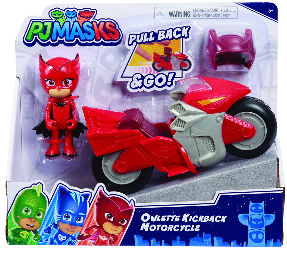 Μηχανη Με Φιγουρα Giochi Preziosi Pj Masks Kickback Owlette [pjmb8000 ...