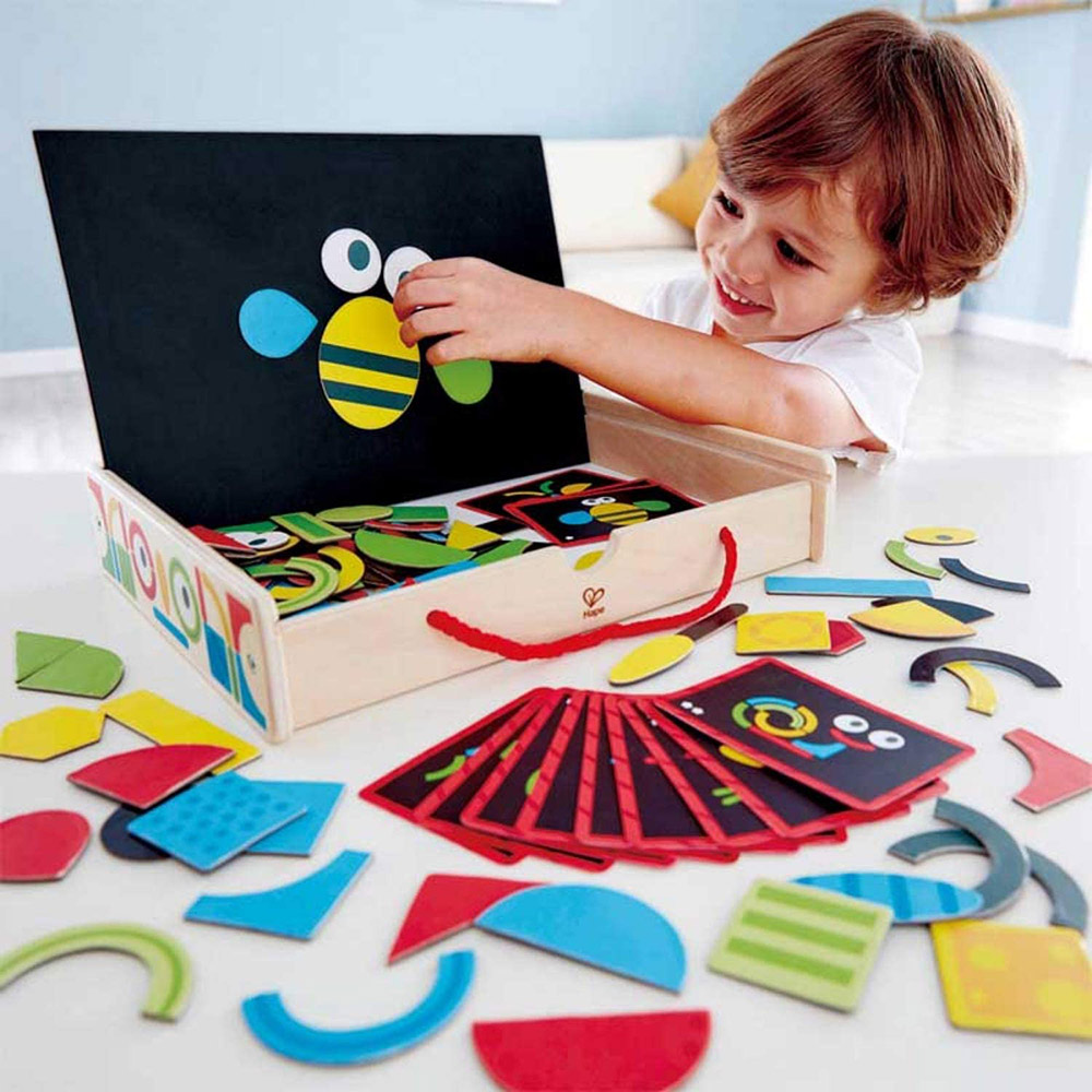 Μαγνητικος Πινακας Βαλιτσακι Hape Magnetic Art Box - Ξυλινα οικολογικα ...