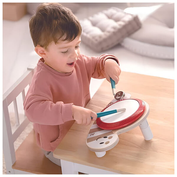 Τυμπανο & Ξυλοφωνο Hape Drum Slug Dan - Ξυλινα οικολογικα παιχνιδια ...