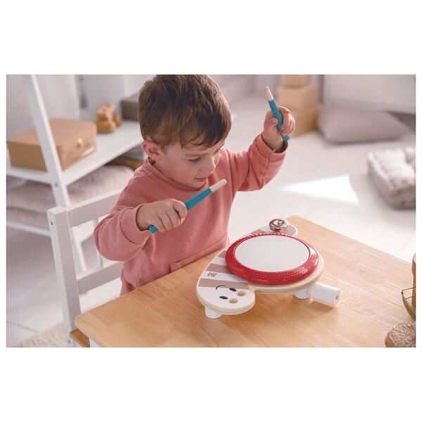 Τυμπανο & Ξυλοφωνο Hape Drum Slug Dan - Ξυλινα οικολογικα παιχνιδια ...