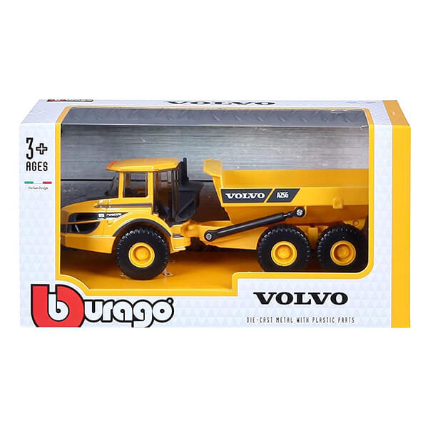 Φορτηγο Χωματουργικο Bburago Construction Volvo A25g 1:50 - Παιχνιδια ...