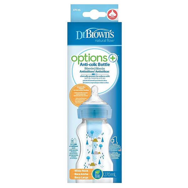 Μπιμπερο Πλαστικο Dr.brown's Array Options+ (φ.λ) 270 Ml - Ταισμα με ...