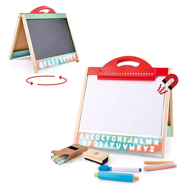 [bom]Hape Early Explorer Ξυλινος Πινακας Store & Go Easel - Ξυλινα ...