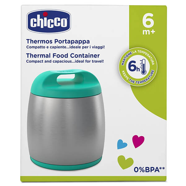 Θερμος Ινοχ Φαγητου Chicco Array Αγορι 350ml - Θερμος (PL1.152095370)