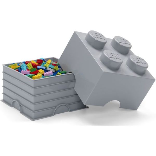 Κουτι Αποθηκευσης Lego Τετραγωνο Μεγαλο Γκρι - Δωματιο-διακοσμηση (PL1 ...
