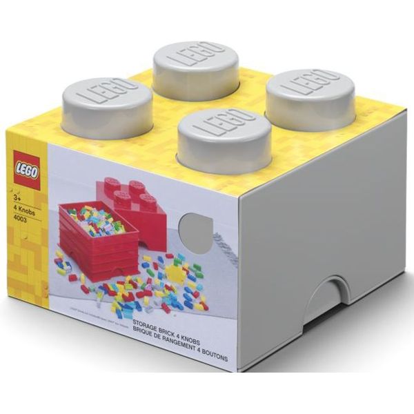 Κουτι Αποθηκευσης Lego Τετραγωνο Μεγαλο Γκρι - Δωματιο-διακοσμηση (PL1 ...