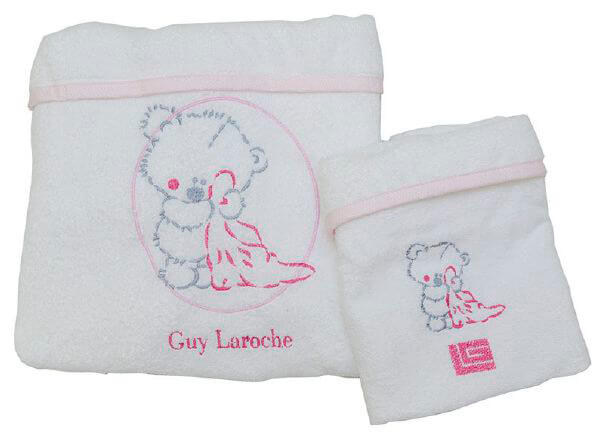 Βρεφικες Πετσετες Μπανιου Guy Laroche Array 632 Με Κεντημα (2τμχ ...