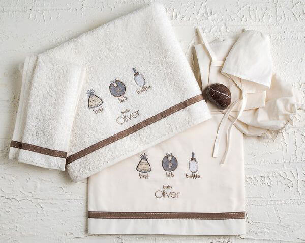Σετ Βαπτισης Baby Oliver Design 103 4τεμ Κοριτσι - Σεντονια - προικα ...