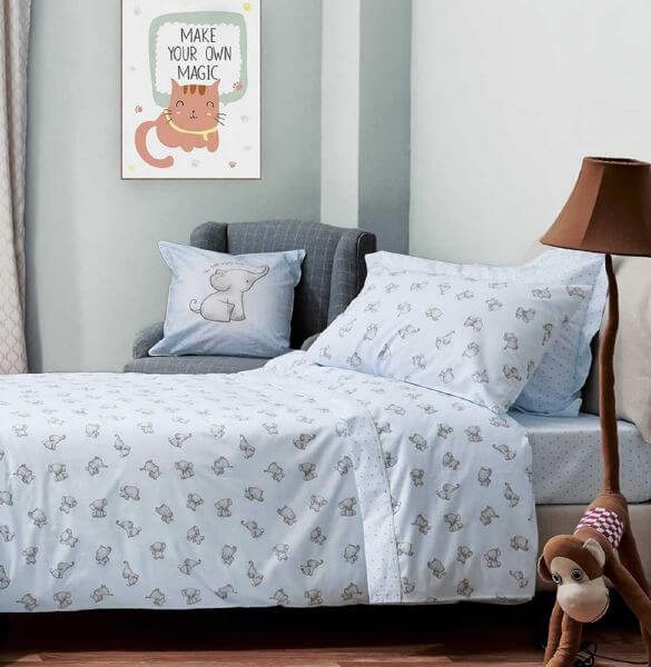 Σετ Σεντονια Kentia Yuri 160x255cm 4τμχ - Λευκα ειδη κρεβατιου (PL1 ...