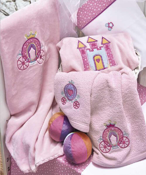Βελουτε Fleece Κουβερτα Αγκαλιας Κεντια Principal 80x110cm - Λευκα ειδη ...