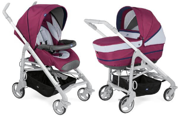 Καροτσι & Πορτ Μπεμπε Chicco Duo Love Up/23 Red Plum - Καροτσια (PL1 ...