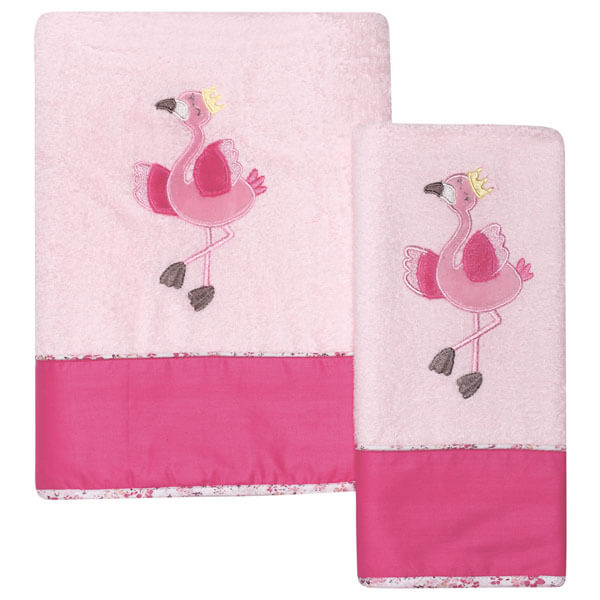Βρεφικες Πετσετες Μπανιου Array Dream Line Embroidery Das Home 6464 Ροζ ...