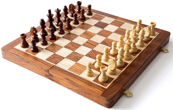 Σκακιερα Array Ξυλινη Array Με Μαγνητικα Πιονια 35x18x6 Cm - Παιχνιδια ...
