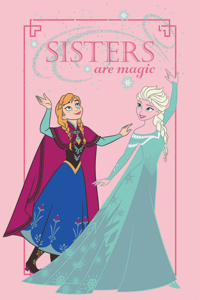 Moketa Array Περσικα Disney Frozen 5100 Ακρυλικο Ροζ Sisters Are Magic ...