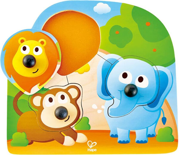Ζωακια Της Ζουγκλας Hape Big Nose Jungle Puzzle - Παιχνιδια-36 μηνων ...