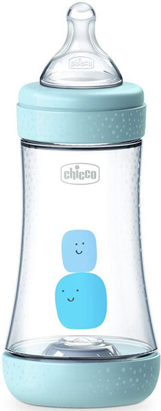 Μπιμπερο Πλαστικο Chicco P5 Σιελ 240ml Θς 2m+ - Ταισμα με μπιμπερο (PL1 ...