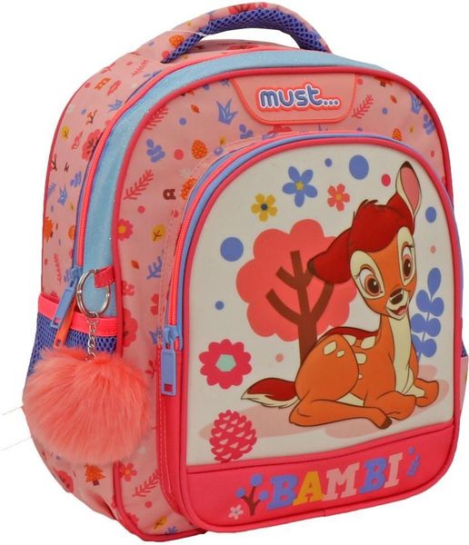 Τσαντα Πλατης Νηπιου Must Disney Bambi Ροζ - Σχολικες τσαντες (PL1 ...