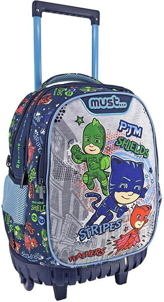 Τσαντα ΤρολεΪ Δημοτικου Must Pj Masks Anyone Can Be Hero - Σχολικες ...