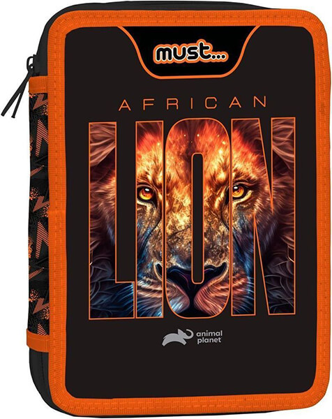 Κασετινα Διπλη Γεματη Must Array Animal Planet African Lion - Κασετινες ...