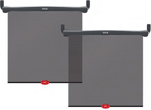 Σκιαστρο Αυτοκινητου Munchkin Brica Sun Safety 2pk Roller Shades ...
