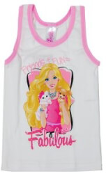 Φανελακι Minerva Αμανικο Barbie Fun Λευκο (98εκ.)-(2-3 Ετων ...