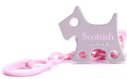 Κλιπ Πιπιλας Suavinex Scottish Westie Με Αλυσιδα Ροζ 0μ+ - Πιπιλες και ...