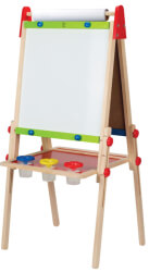 Ξυλινος Πινακας Καλλιτεχνιας Hape All-in-1 Easel 5τμχ - Ξυλινα ...