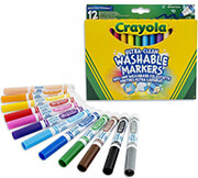 [bom]Crayola 12 Χοντροι Μαρκαδοροι Πλενομενοι - Γραφικη υλη (PL1.152095127)