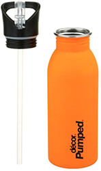 Ανοξειδωτο Μπουκαλι Ecolife Decor Πορτοκαλι 500ml - Εξοπλισμος-αξεσουαρ ...